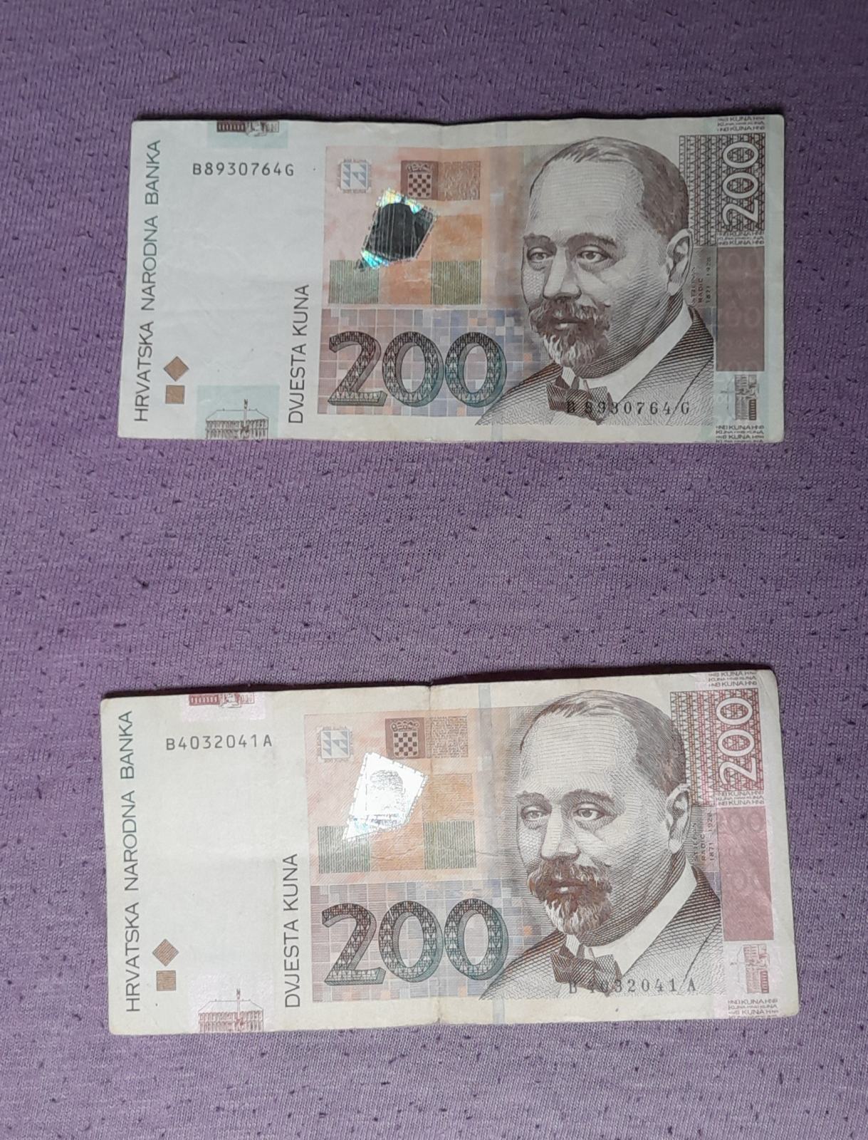 NOVČANICE OD 200 kn
