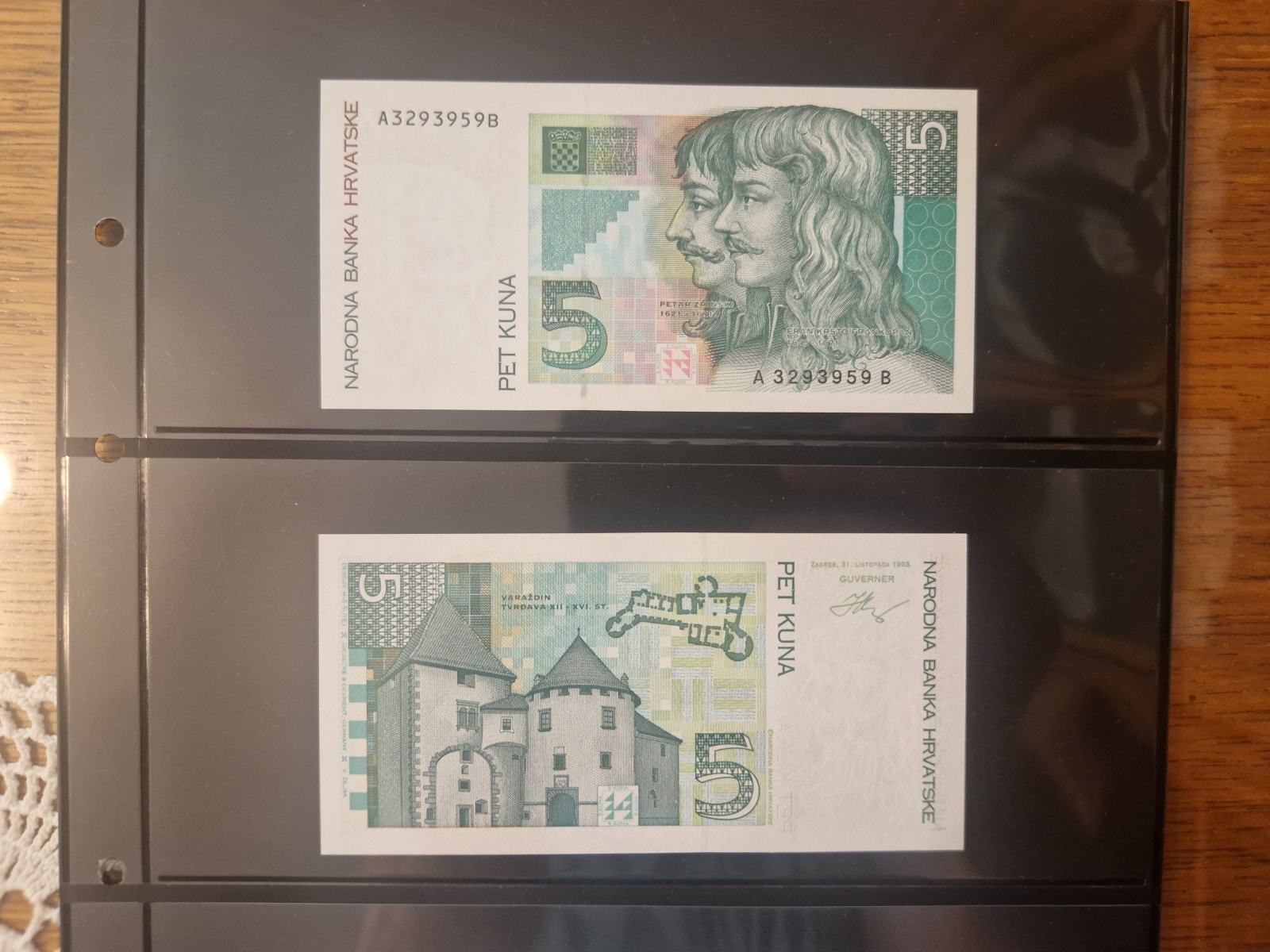 NOVČANICE 5KN KUNA UNC