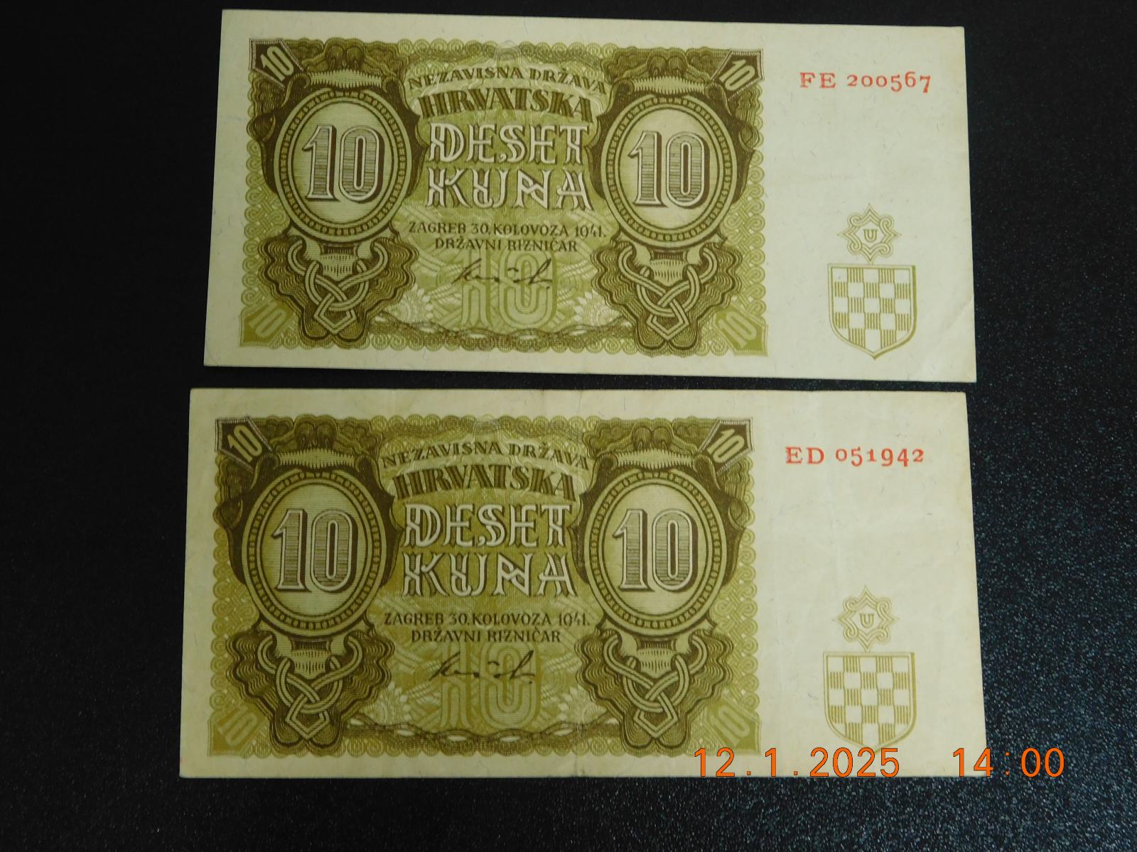 novčanice hrvatska ndh