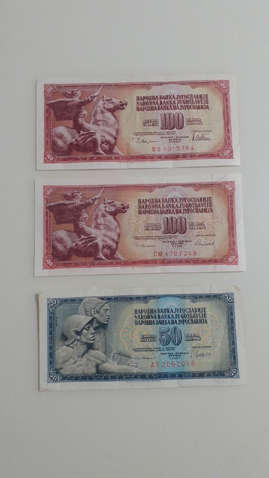 Novčanice Jugoslavije