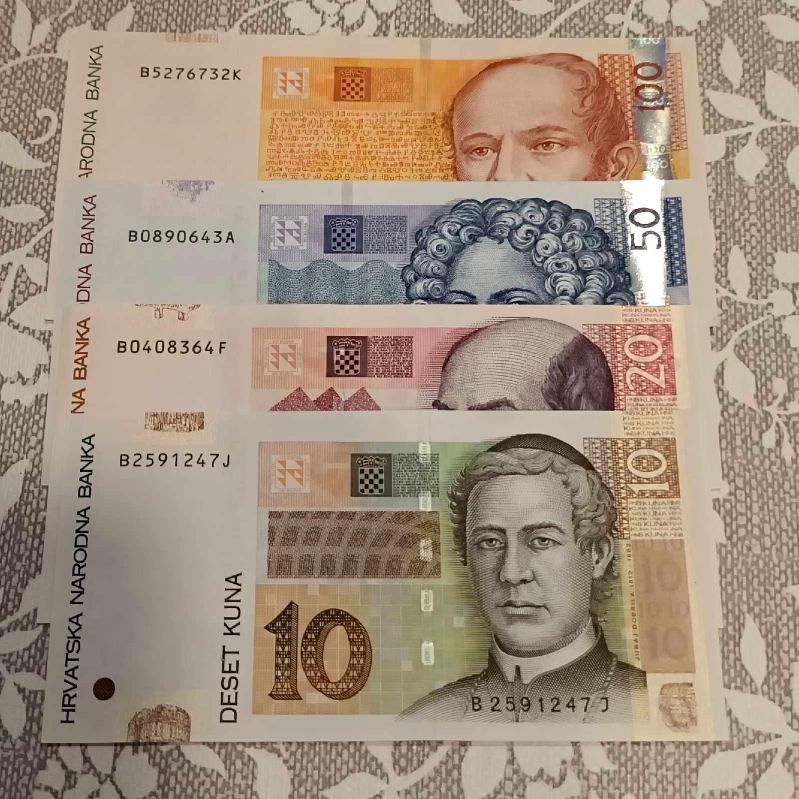 Novčanice kune - ⚡️lot od 4 novčanice⚡️