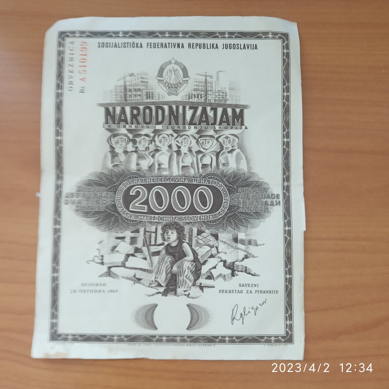 Obveznice za narodni zajam