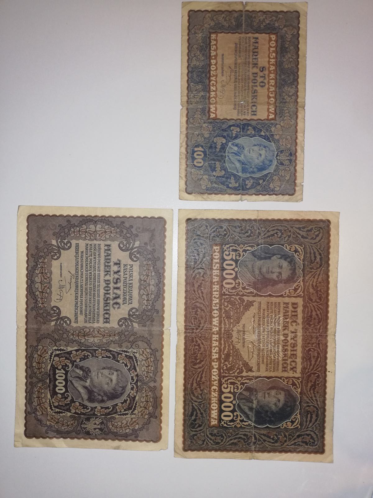 Poljske Marke LOT (1919./1920.) vf