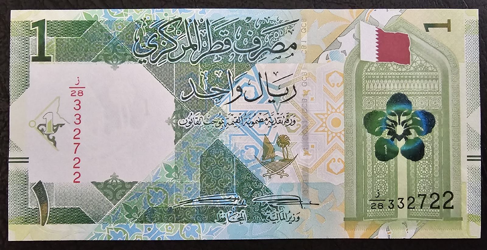 QATAR- 1 RIYAL 2020.