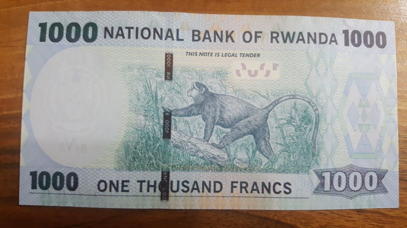 RUANDA 1000 FRANAKA UNC