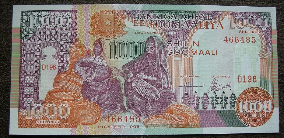 Somalija 1,000 Shilin Soomaali