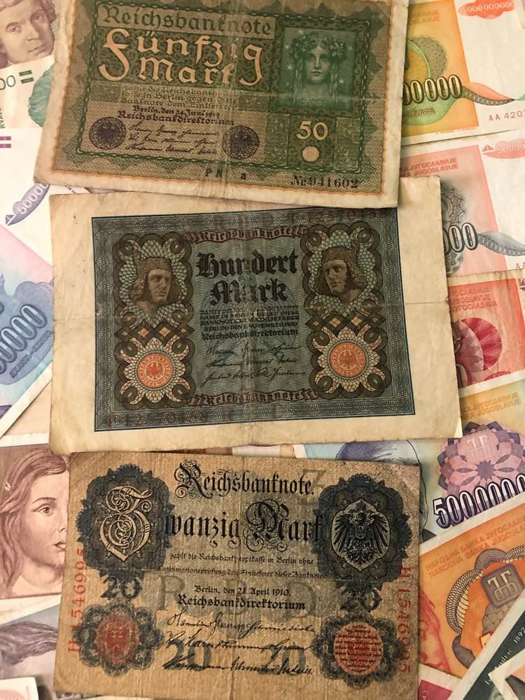 Stare novčanice 61 kom