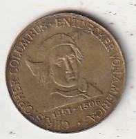 MEDALJA CHRISTOPHER COLOMBUS ENTDECKER VON AMERICA 1451-1506