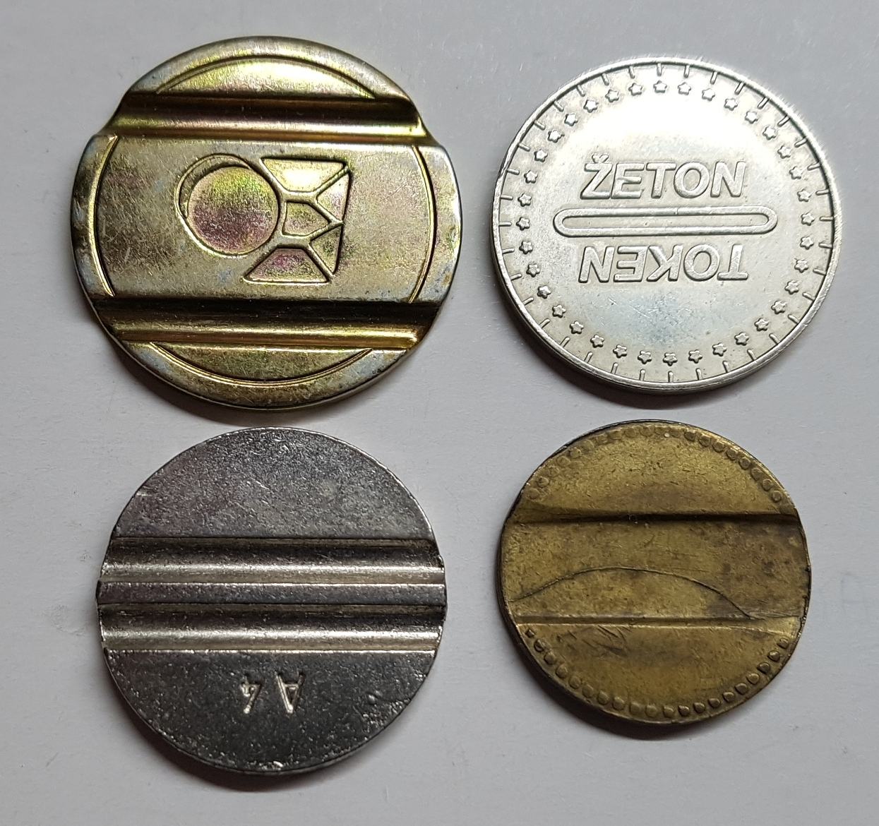 Žeton, token, 4x komada