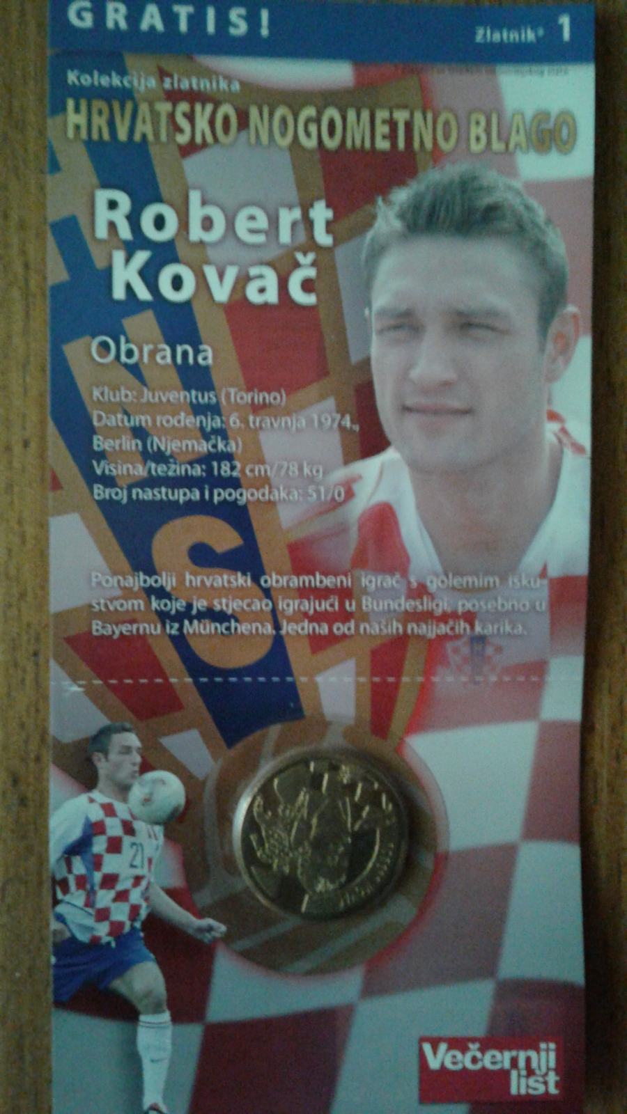 Zlatnik Robert Kovač