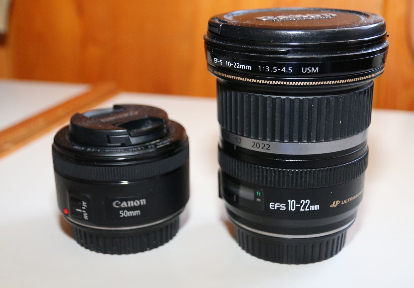 Canon EF-S 10-22mm f/3.5-4.5 USM I Canon EF 50mm 1:1,8 STM