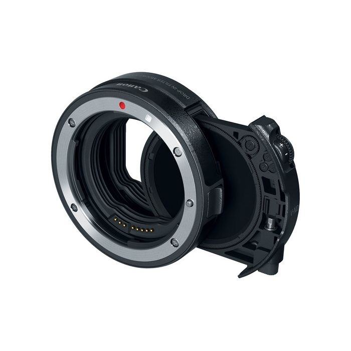 Rf- ef Canon EF-EOSR Adapter sa V-ND Filter i Drop in clear filterom.