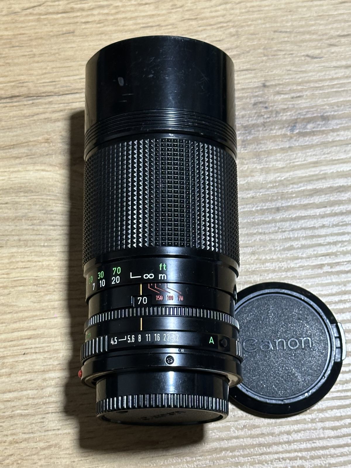 Canon FD 70-150mm f4.5 zoom objektiv AE-1 A-1 itd