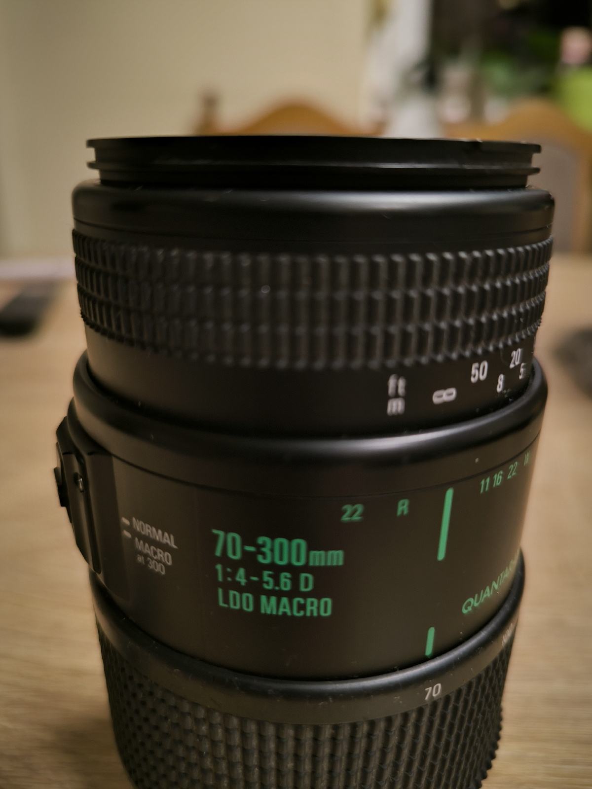 Nikon teleobjektiv Quantaray Tech-10 NF AF 70-300mm Macro