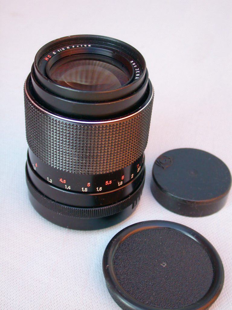 Objektiv MC 135mm S (Sonnar Carl Zeiss) aus Jena , M42 navoj