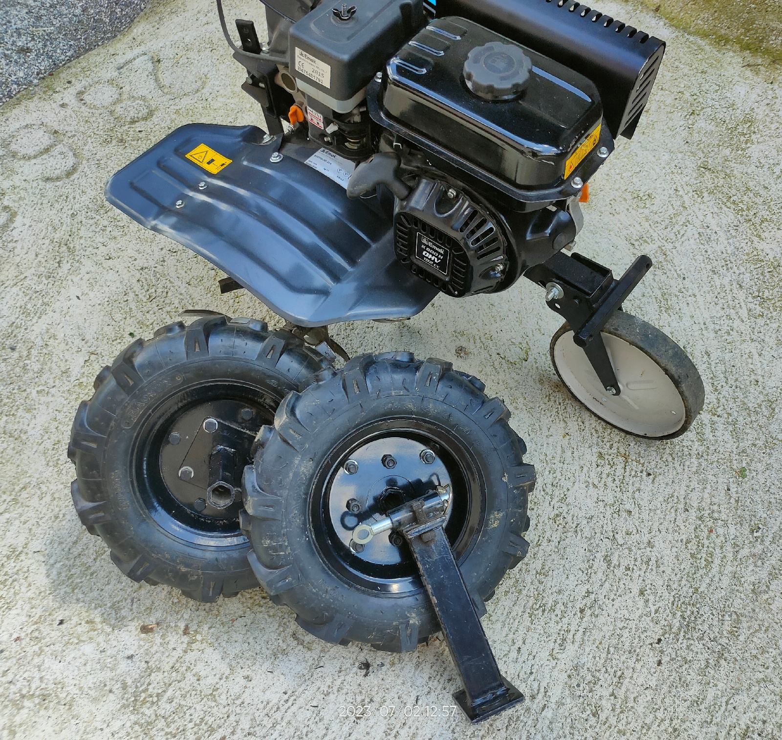 Motokultivator Bertolini 204 S, 5,7 KS s gumenim kotačima