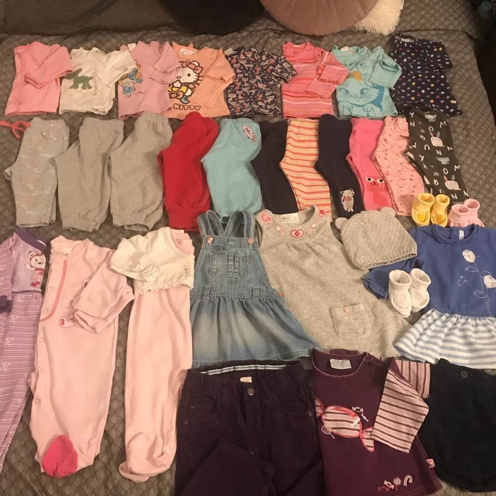 Veliki LOT odjeće za bebe 62/68, jesen/zima