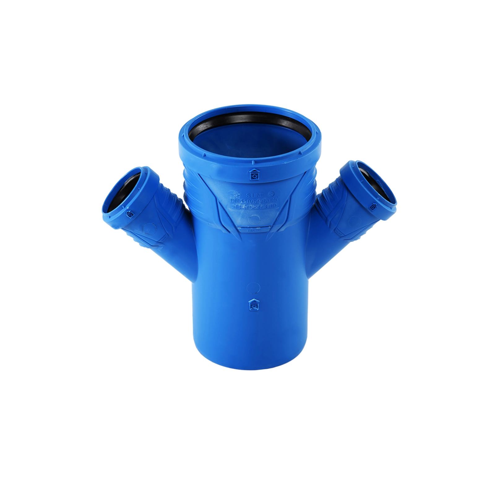 PEŠTAN S-LINE PP niskošumna Račva Y dupla fi 50/110/50