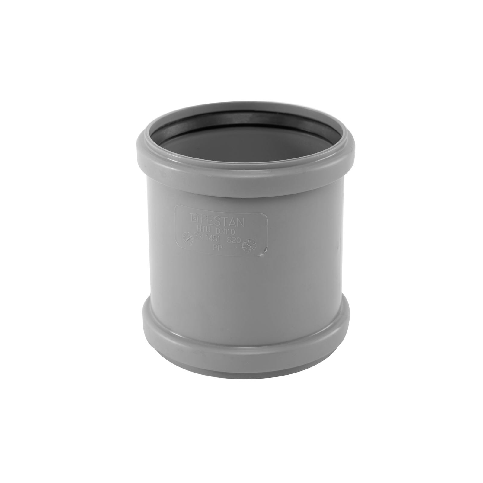 PEŠTAN PVC Mufa dupla fi 110