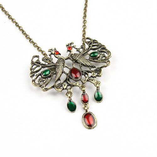 Lančić i privjesak dva pauna - 25kn - ŠALJEM ODMAH