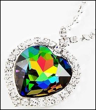 SRCE OCEANA(heart of the ocean)swarovski s certifikatom + poklon