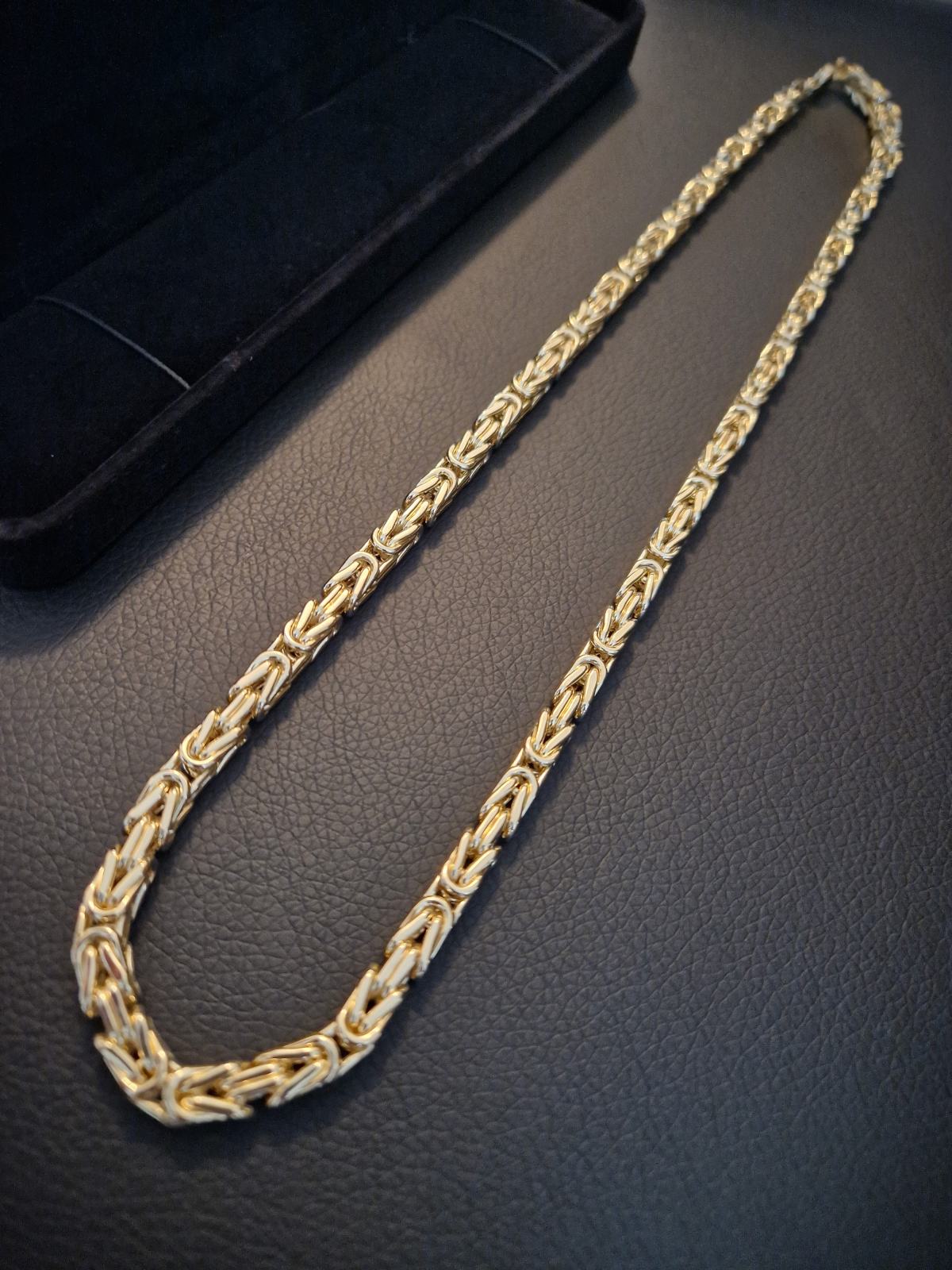 zlatni lanac KRALJEVSKI VEZ vrlo lep elegantan