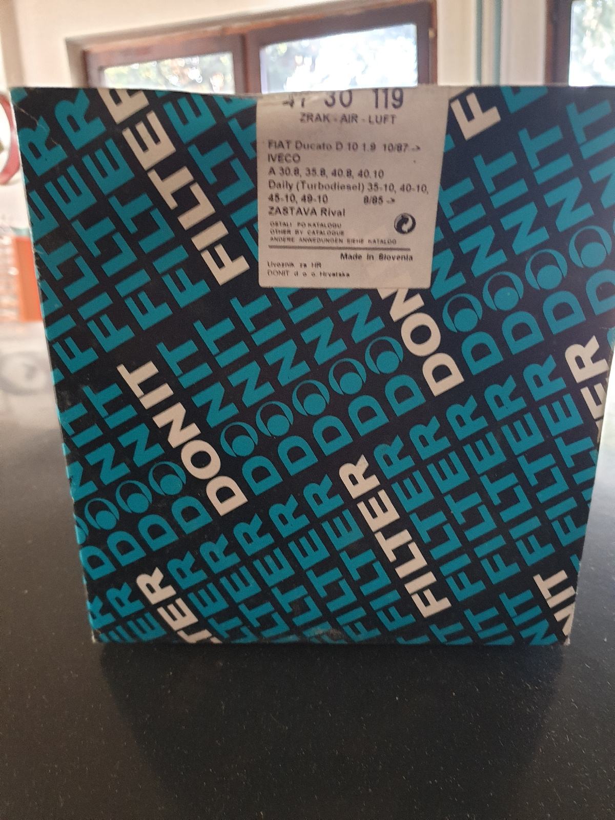 Donit filter zraka za kombi stari Ducato ili zastavu Rival.