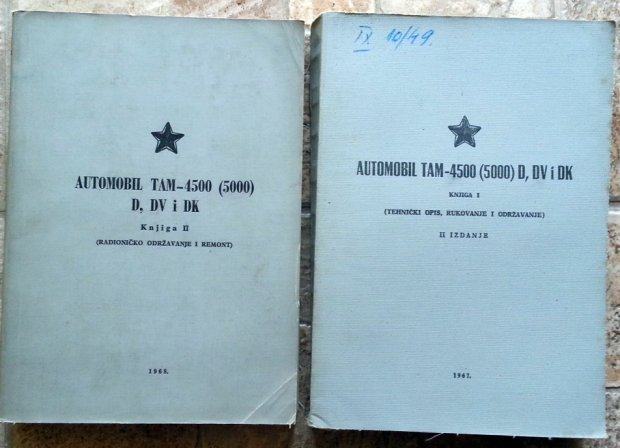 TAM-4500/5000 JNA SERVISNA KNJIGA - ORIGINAL