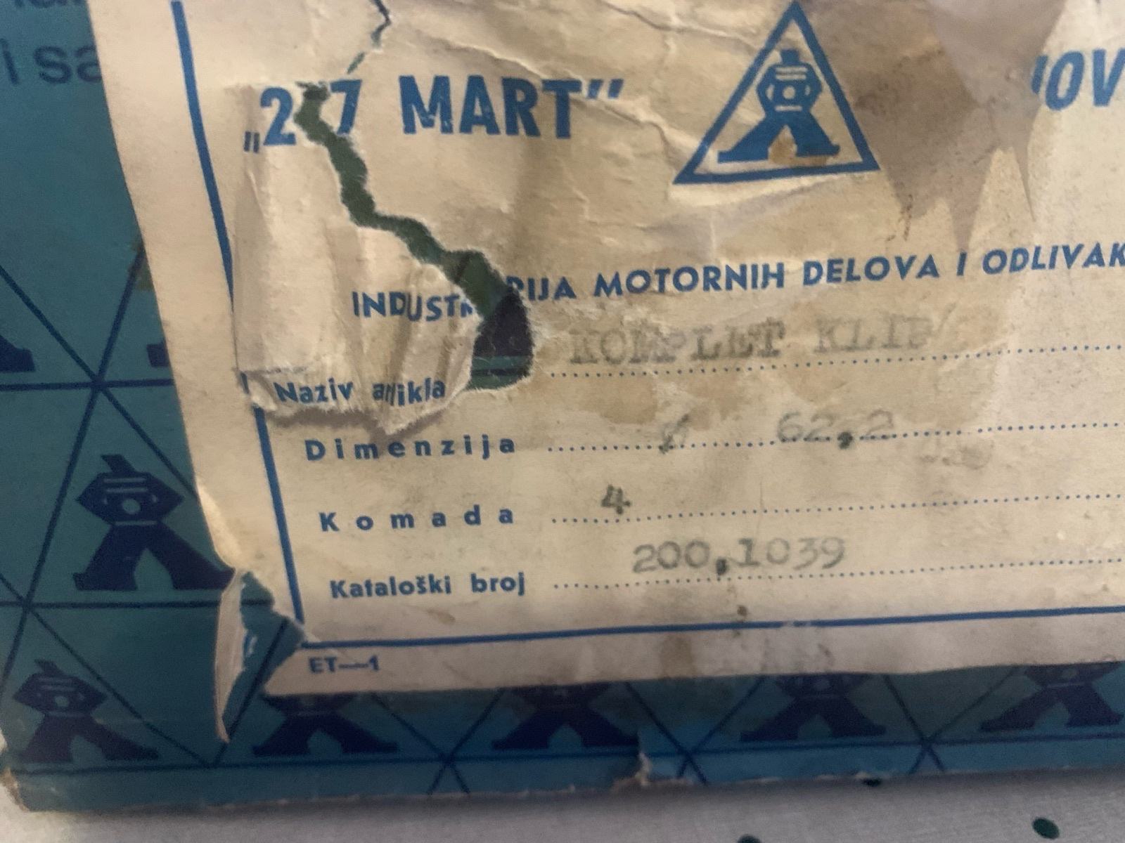 Zastava 750 klipovi 62.20 I Spc.