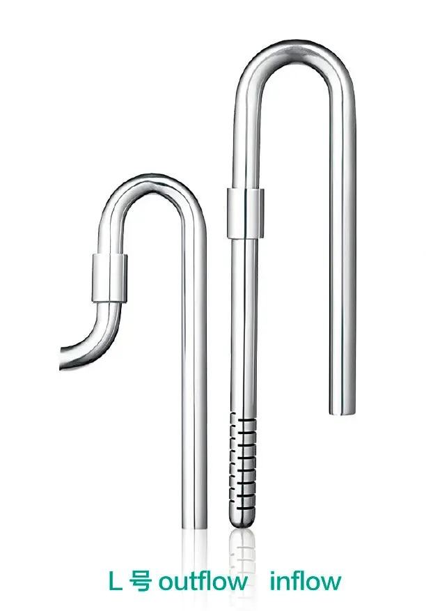 Chihiros Metal Jet Pipe - In/Out-flow L, 16/22mm