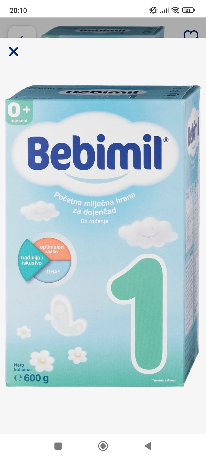 Bebimil dohrana akcijaaa