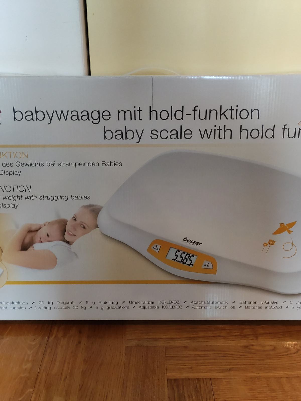 Beurer BY80 vaga za bebe