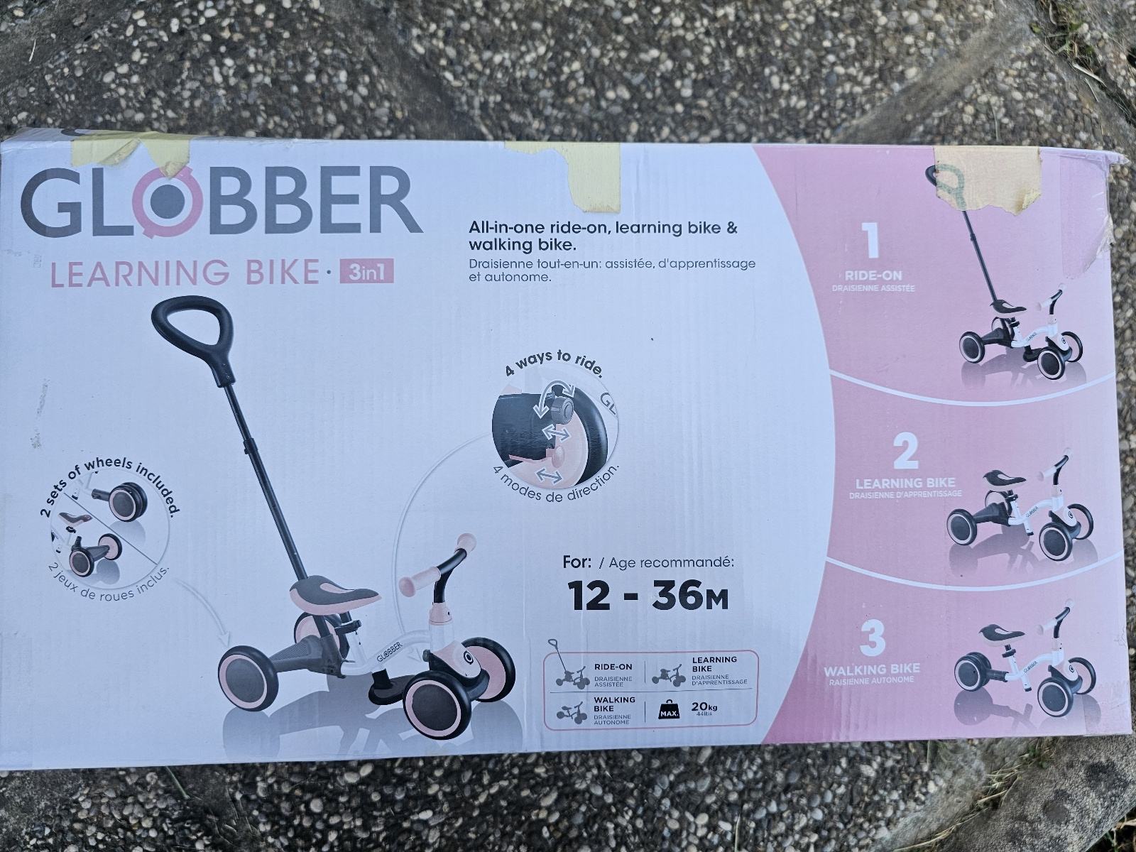Globber Learning bike 3 u 1