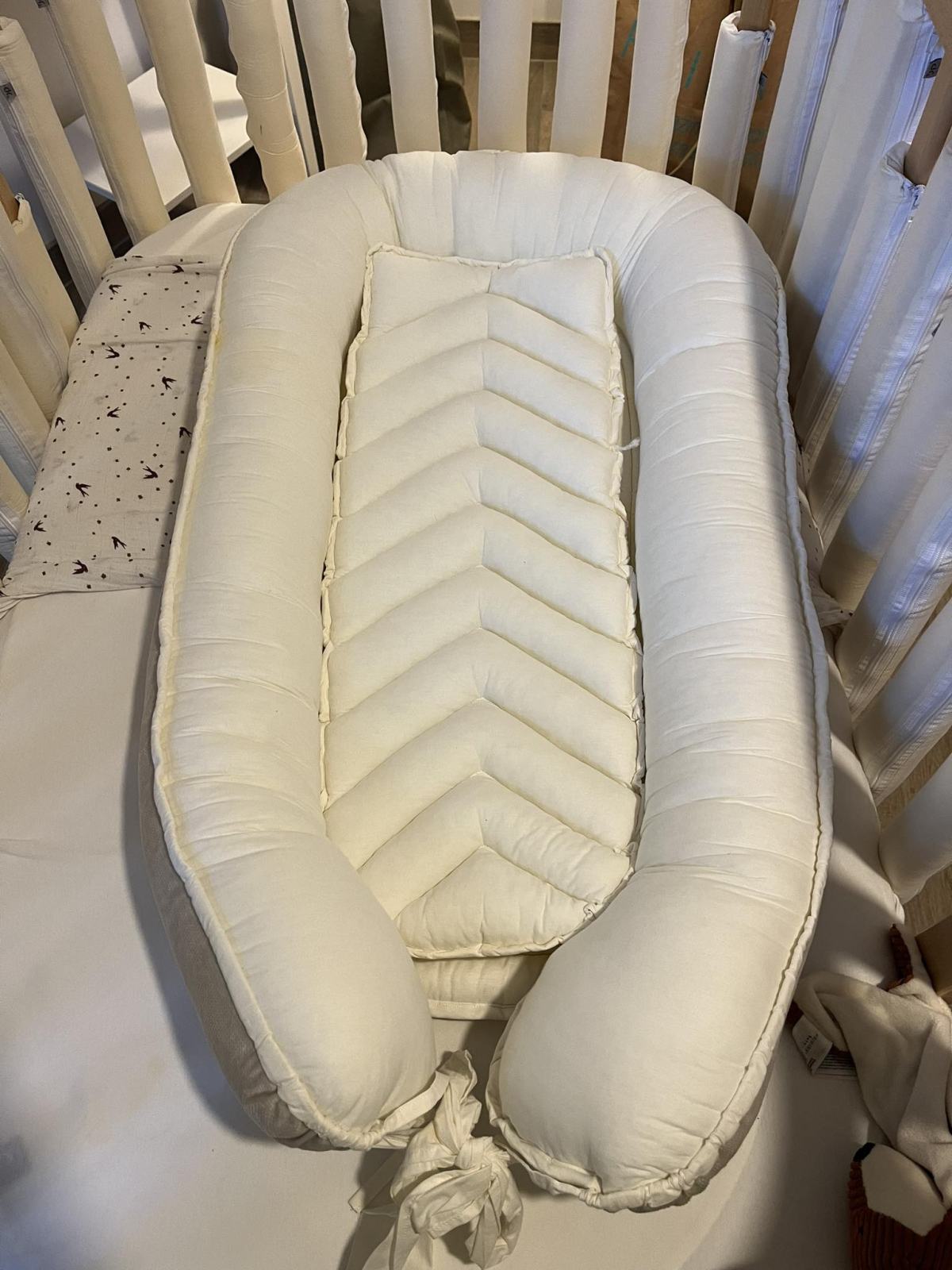 Gnijezdo za bebe VELVET Bež&krem Dada & Rocco