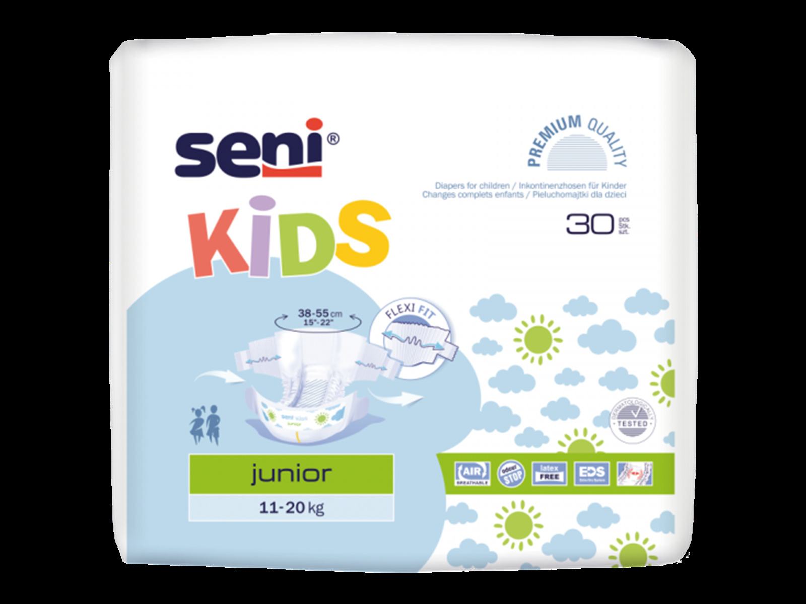 Seni Kids Junior, a´30 dječje pelene za inkontinenciju urina