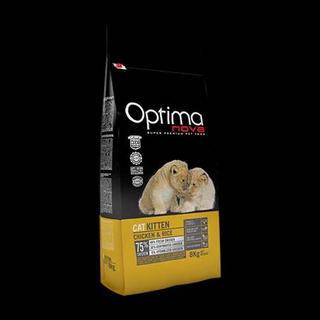 OPTIMA NOVA CAT KITTEN PILETINA/RIŽA, 400g