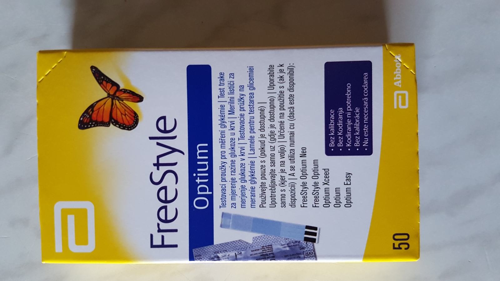 trakice za mjerenje šećera Freestyle optium Abbott