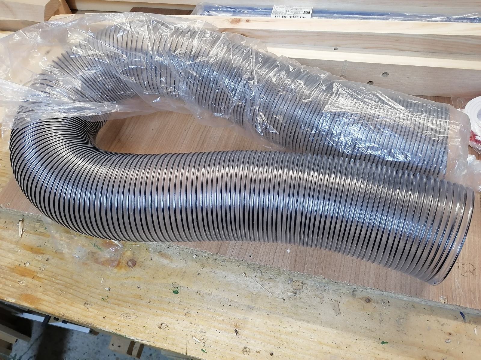 Fleksibilna cijev za piljevinu 100mm, 50mm, 3m