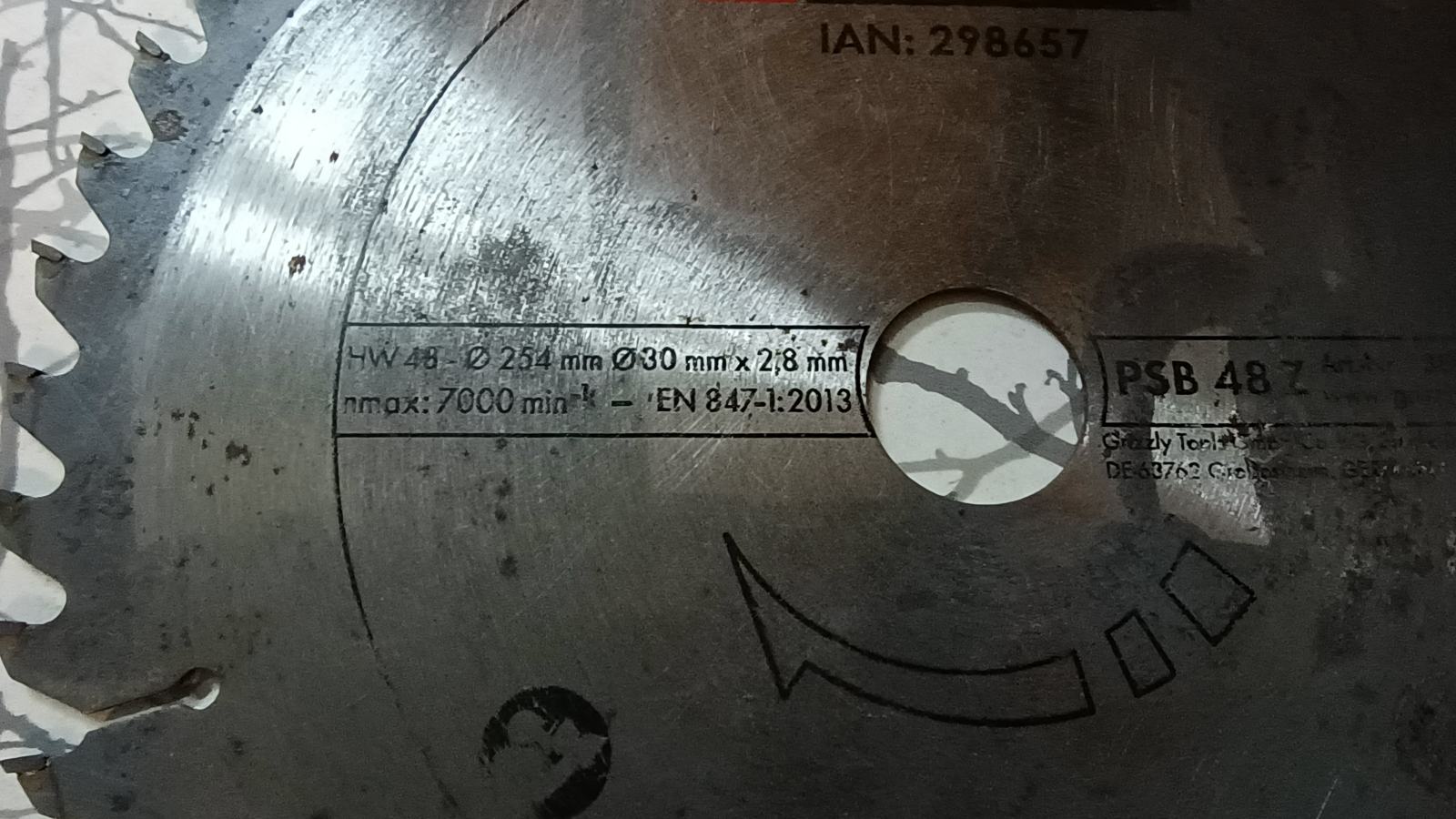 Kružna pila - Parkside PSB48Z, IAN 298657 - 48 zuba