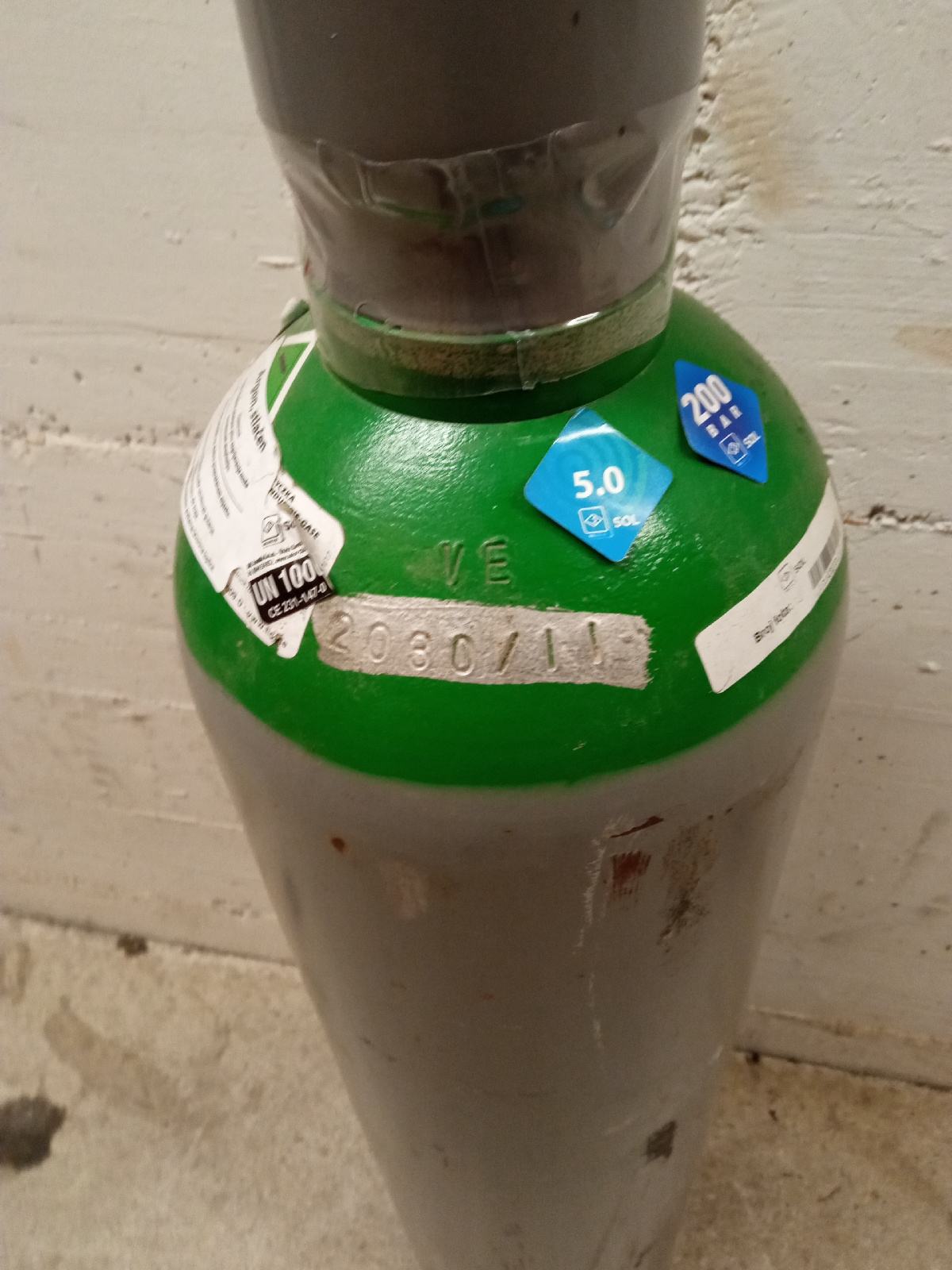 Boca plin Argon 200 bar