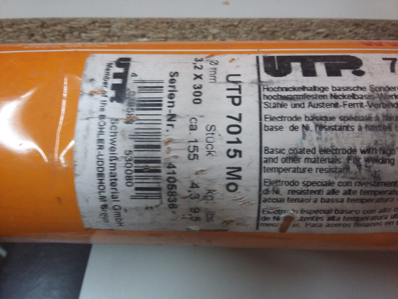 Elektrode UTP 7015 Mo 3,2 x 300 mm