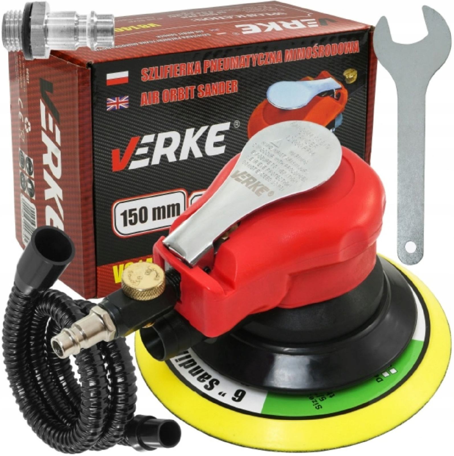 Pneumatska polirka 150mm,pneumatska ekscentrična brusilica