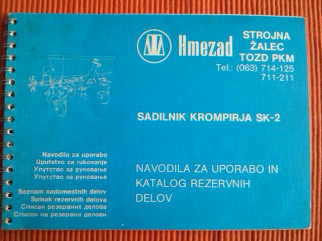 Sadilica za krumpir SK-2