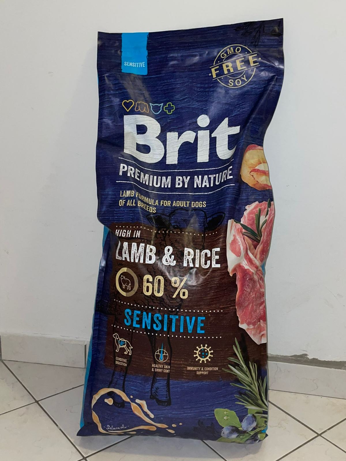 Brit sensitive LAMB & RICE - 15kg