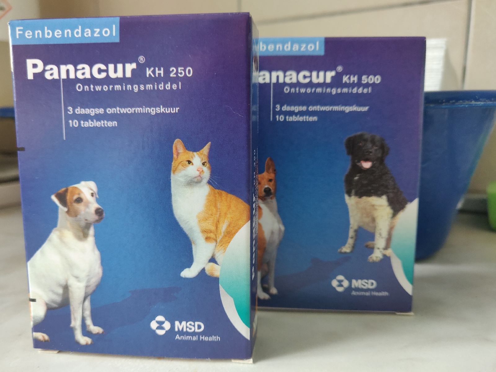 Panacur 250mg/500mg/187.5mg(fenbendazol)