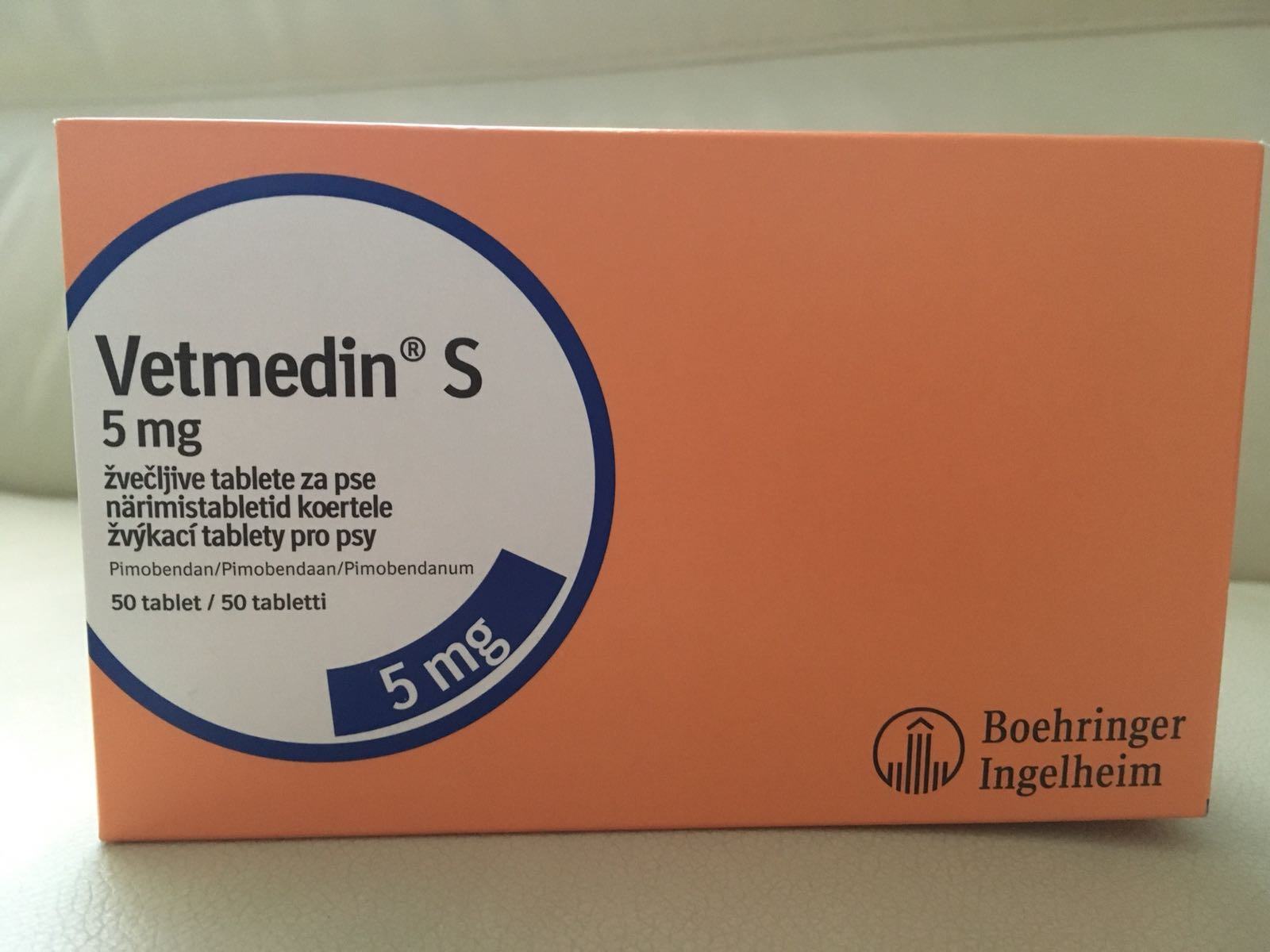 Vetmedin S 5mg 50 tableta
