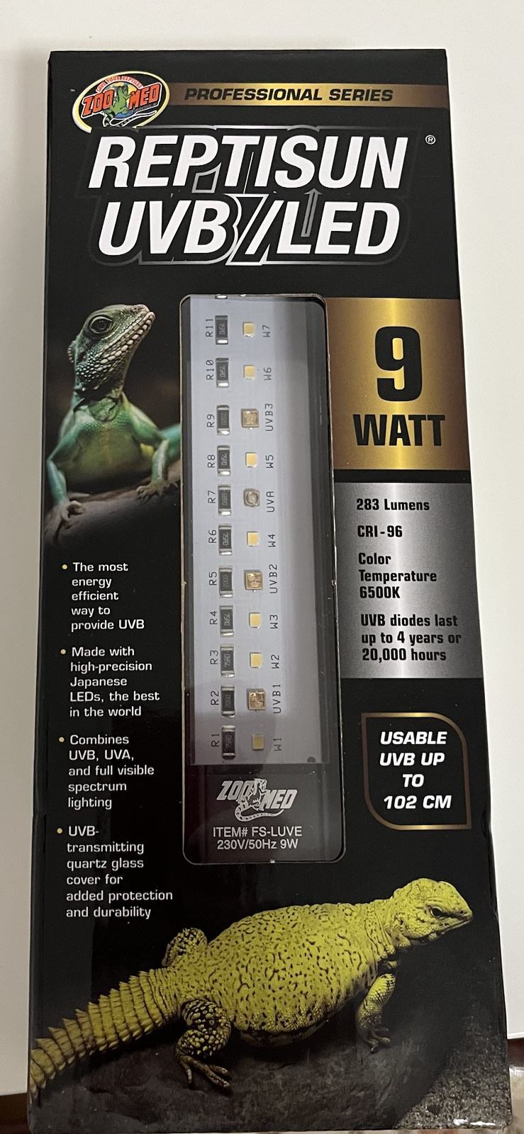 Zoo Med Reptisun UVB/LED