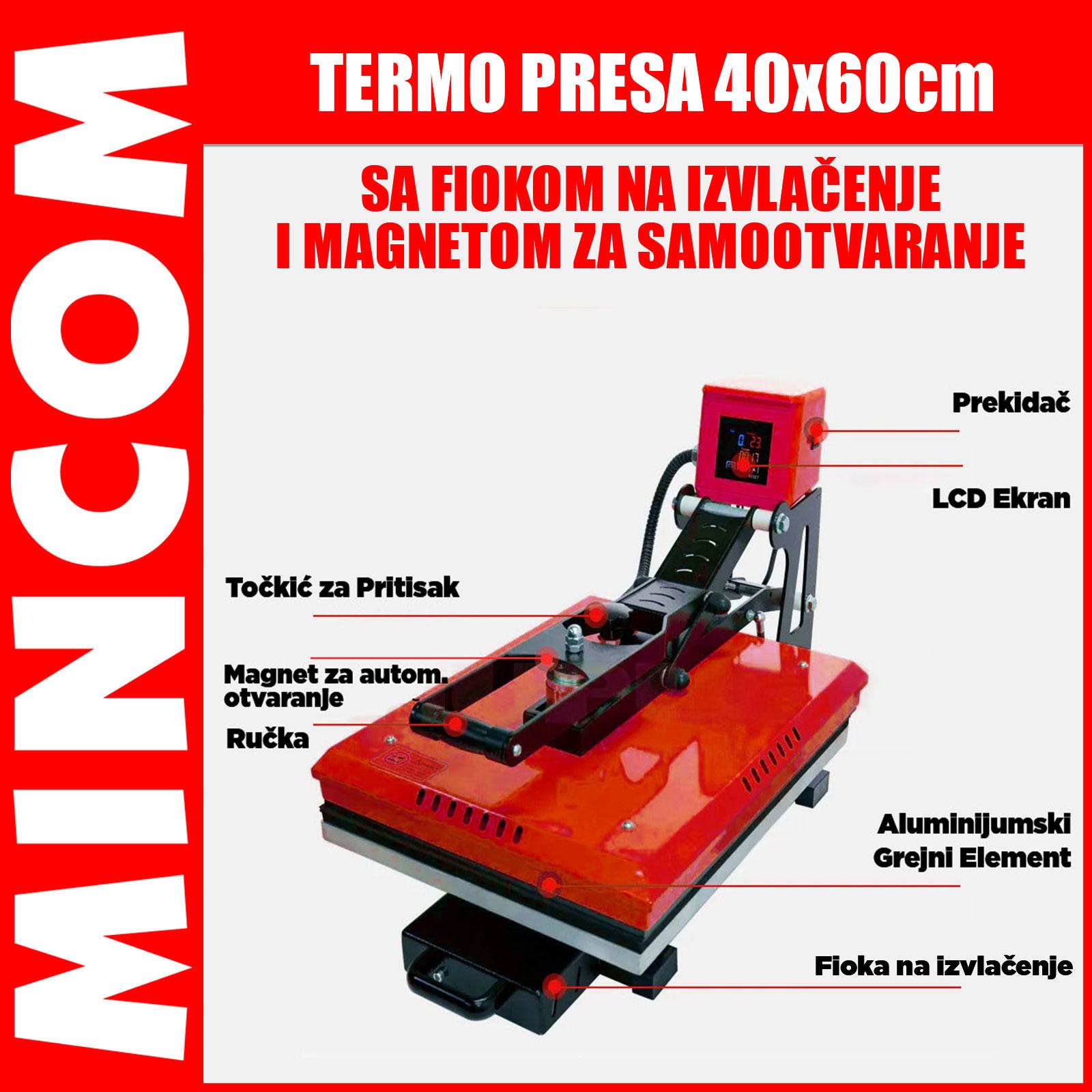 Termo preša za sublimaciju