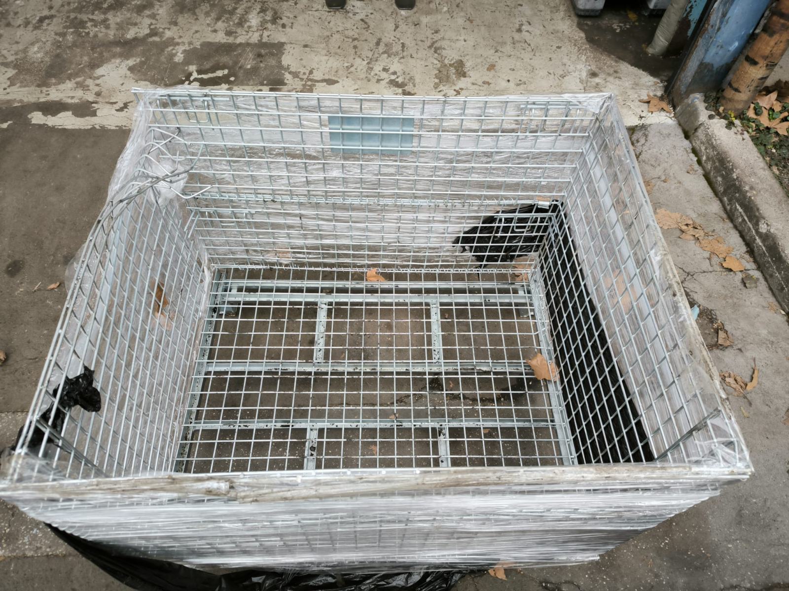 Gitter box (metalni koš, željezni sanduk, metal box) - 120x100x78 cm