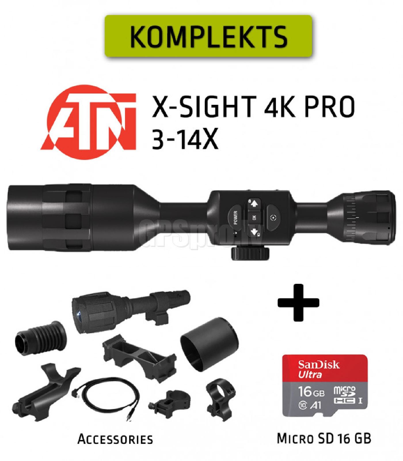 ATN X-SIGHT 4K PRO 3-14X